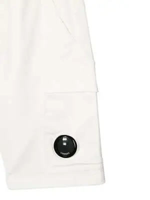 C.P. COMPANY Cargo Bermuda Shorts - White