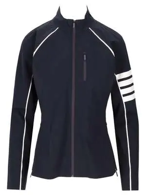 Thom Browne Compression Zip Up Jacket With 4-bar
