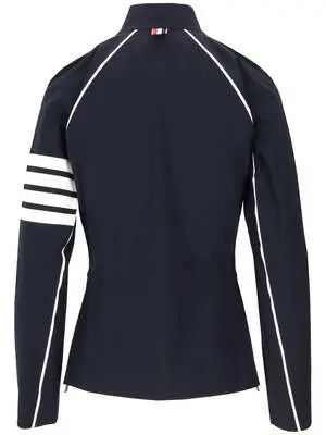 Thom Browne Compression Zip Up Jacket With 4-bar