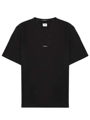 C.P. COMPANY T Shirt With Logo - Black