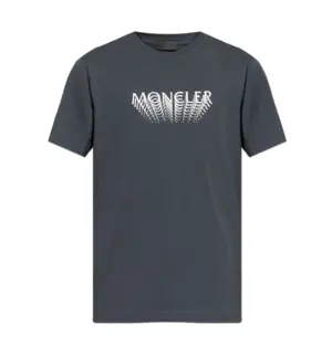 Moncler Ss T Shirt - Grey