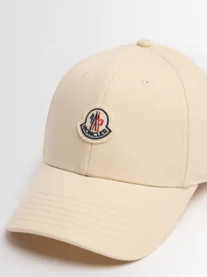 Moncler Baseball Cap - Ivory