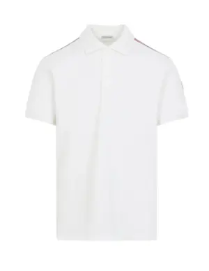 Moncler Ss Polo - Natural