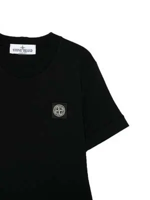 Stone Island T-shirt With Logo - Black
