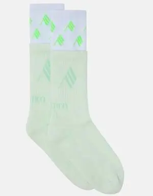 Attico Cotton Socks - Mint