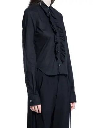 ANN DEMEULEMEESTER Erma Slim-fit Ruffled Shirt