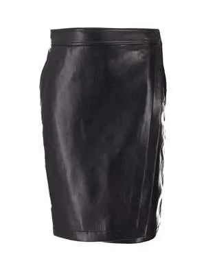 ANINE BING Alanis Recycled Leather Skirt