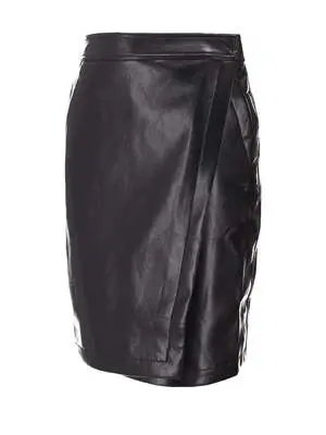 ANINE BING Alanis Recycled Leather Skirt