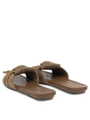POMME D'OR Slide In Leather Scamosciata