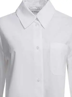 Max Mara Cotton Pleated Back Shirt