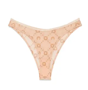 MARINE SERRE Moonogram High-waist Panties - Camel