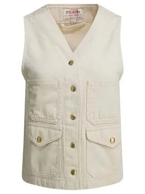 Filson Archive Cruiser Sleeveless Jacket - White
