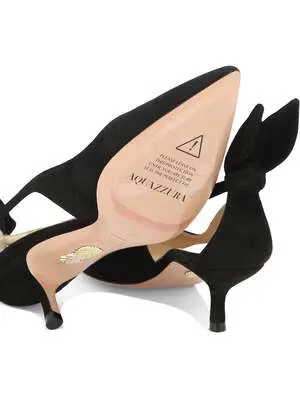AQUAZZURA Bow Tie Pump 50 Mm - Black