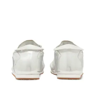 MARINE SERRE Metallic Leather Ms Astra - Silver