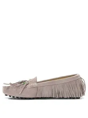 Toujours Emily Suede Loafers - Beige