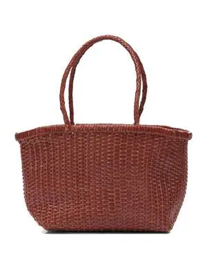 Dragon Diffusion B Weave Small Shoulder Bag - Red