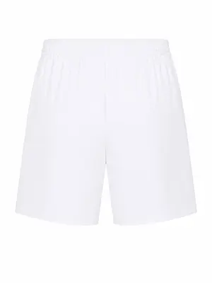 LA ROSE Cotton Shorts - White