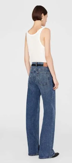 ANINE BING Hugh Jean - Washed Blue
