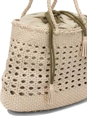 Dragon Diffusion Santa Cano Medium Handbag - Beige