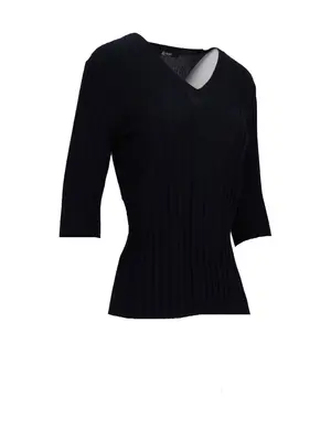 LA ROSE V-neck Cashmere And Silk Top