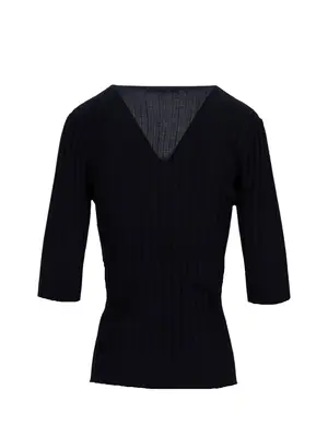 LA ROSE V-neck Cashmere And Silk Top