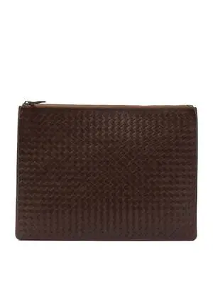 Dragon Diffusion A4 Clutch Bag - Brown