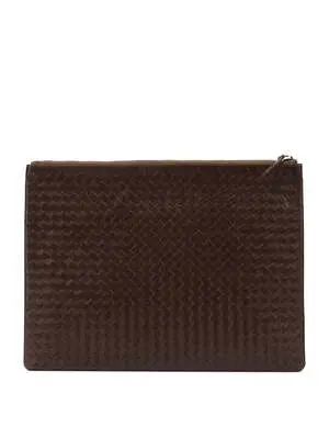 Dragon Diffusion A4 Clutch Bag - Brown