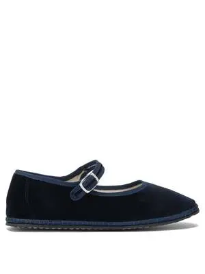 VIBI VENEZIA Velvet Ballerinas - Blue