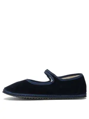 VIBI VENEZIA Velvet Ballerinas - Blue
