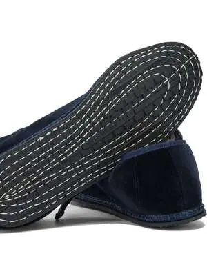 VIBI VENEZIA Velvet Ballerinas - Blue