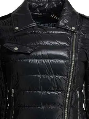 Herno Ultra Light Nylon Bomber Jacket - Black