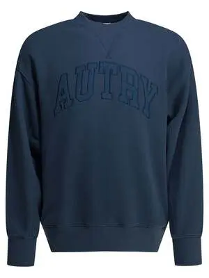 AUTRY Logo Crewneck Sweatshirt - Blue