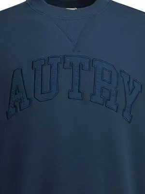 AUTRY Logo Crewneck Sweatshirt - Blue