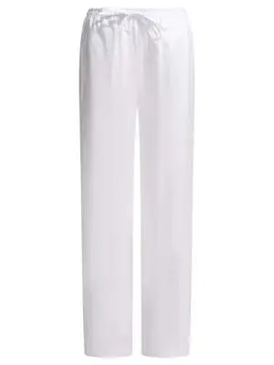 Loulou De Saison Wide Leg Trousers - White