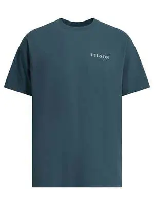 Filson Frontier' Crewneck T Shirt - Blue