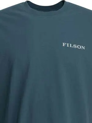 Filson Frontier' Crewneck T Shirt - Blue
