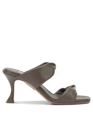 AQUAZZURA Twist 75mm Heeled Sandals - Brown