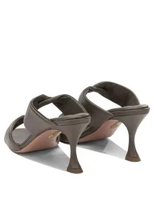 AQUAZZURA Twist 75mm Heeled Sandals - Brown