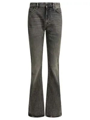 Acne Studios 2025 F Gothik Flared Jeans - Black
