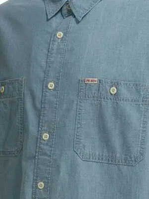 Filson Chambray Cpo' Casual Shirt - Light Blue