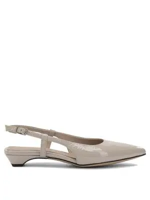 POMME D'OR Slingback Leather Pumps