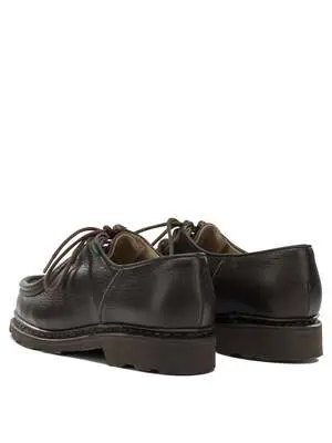 Paraboot Leather Lace-up Loafers - Brown