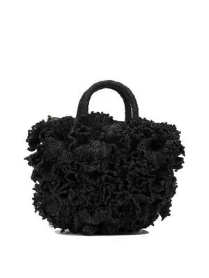 IBELIV Raffia Handbag - Black