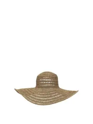 IBELIV Raffia Hat - Beige