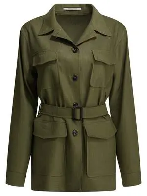 Tagliatore Lauren Overshirt Jacket - Green