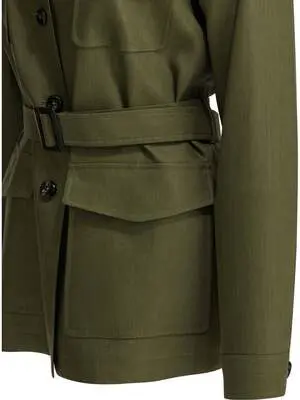 Tagliatore Lauren Overshirt Jacket - Green