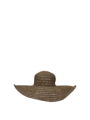 IBELIV Raffia Hat - Brown