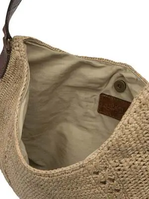 IBELIV Raffia Shoulder Bag - Beige
