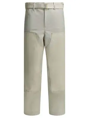 Sacai Carhartt Wip Duck Cargo Pants - White