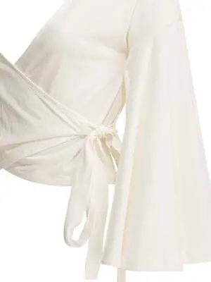 Jacquemus Wrap Top - White